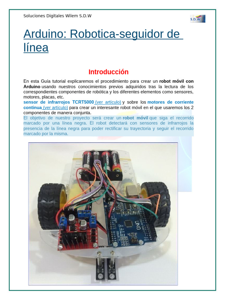 Arduino Seguidor de línea | PDF