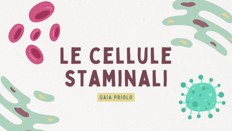 Le Cellule Staminali | PDF