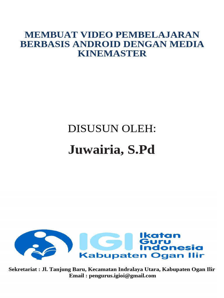 MODUL KINEMASTER IGI OI | PDF
