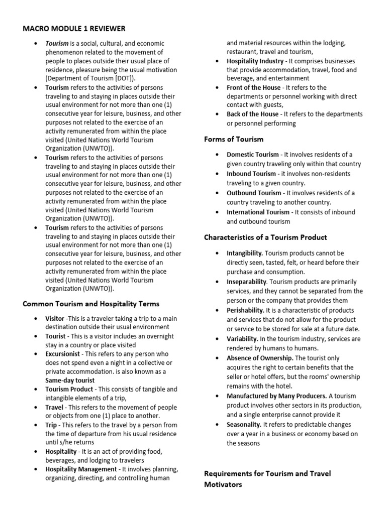 Macro Module 12 Reviewer | PDF