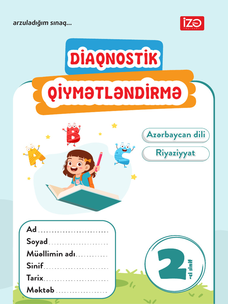 2 Sinif Diaqnostik Az, Riyaz | PDF