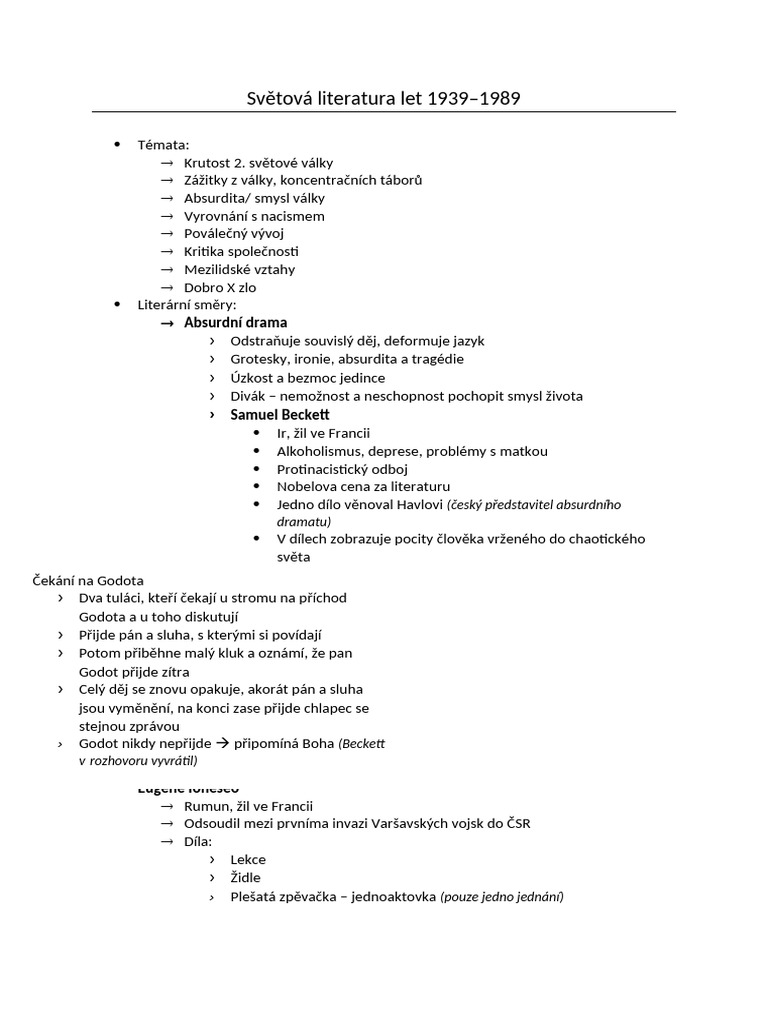 Polovina 20. Století | PDF