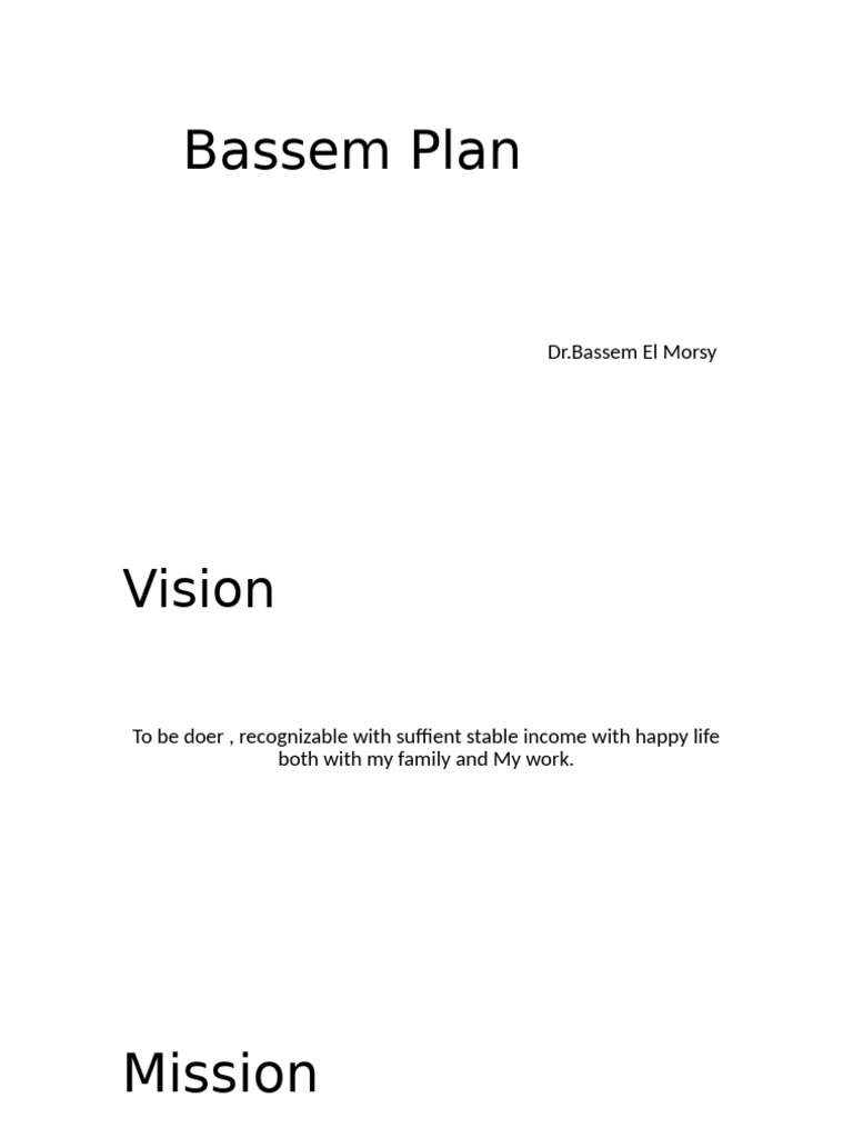 Bassem Motivational Plan | PDF