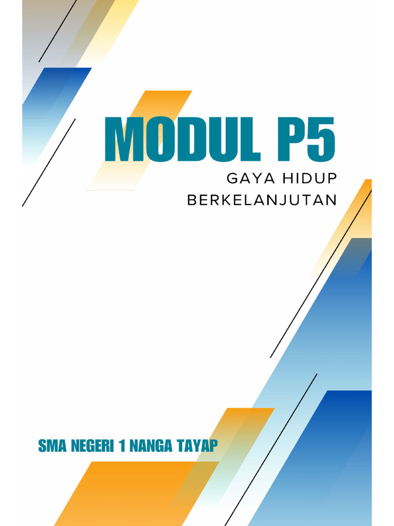 MODUL P5 GAYA HIDUP BERKELANJUTAN | PDF