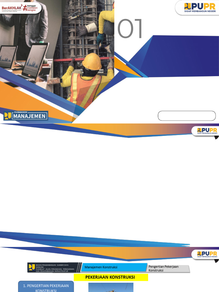 Modul 01 - Tahap Pelaksanaan Konstruksi | PDF
