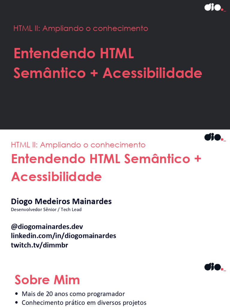 (Curso) HTML Semântico | PDF