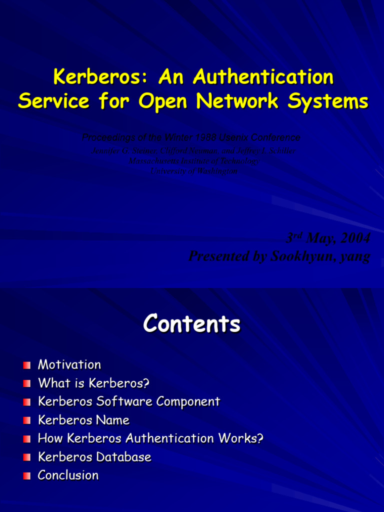 Kerberos | PDF