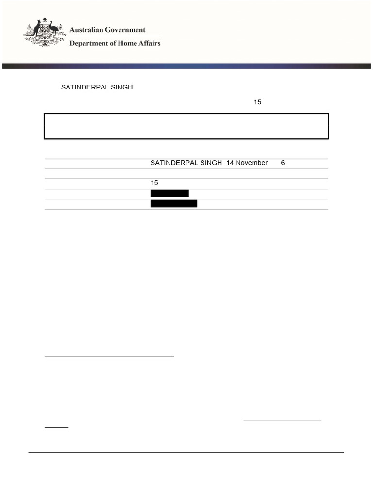 IMMI Acknowledgement of Application Received | PDF