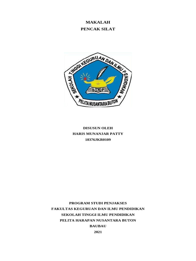 Makalah Pencak Silat | PDF