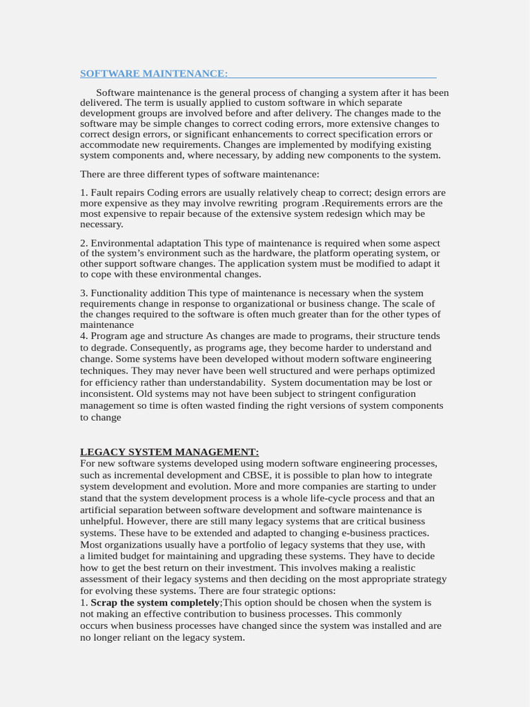 Legacy Management System - Dox | PDF