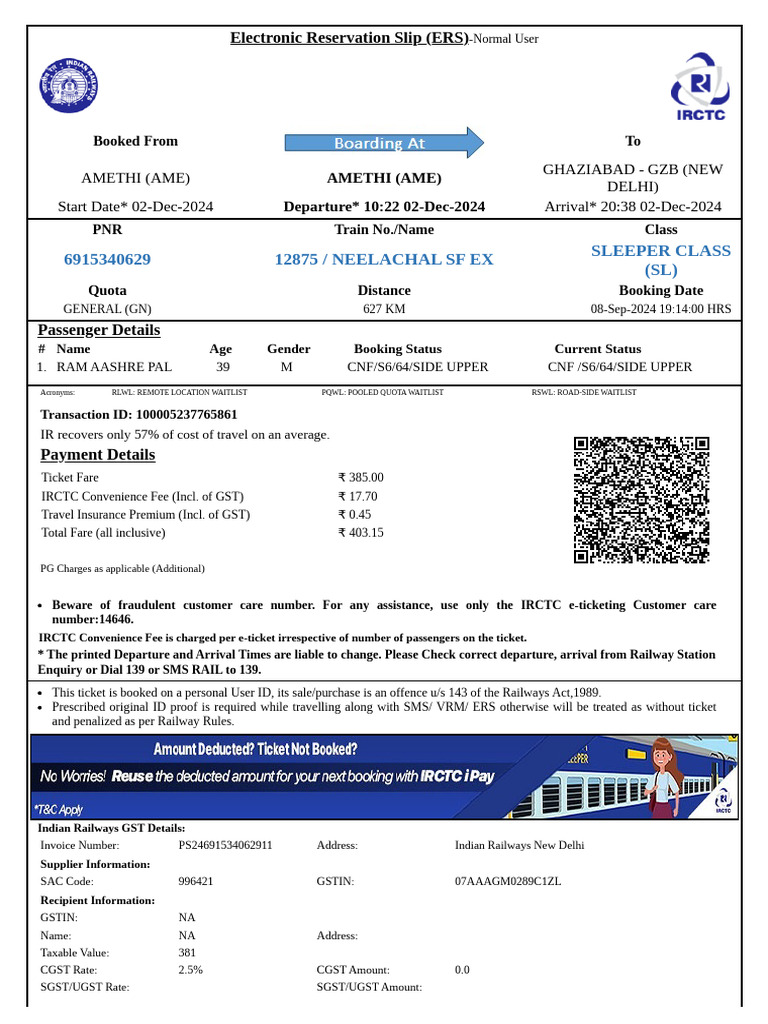 Ram Aashre Ame-Gzb | PDF