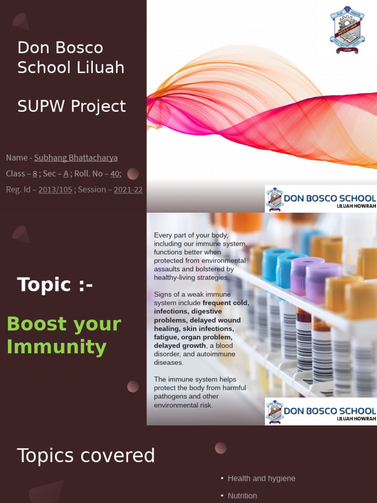 Boost Your Immunity - Subhang Bhattacharya | PDF