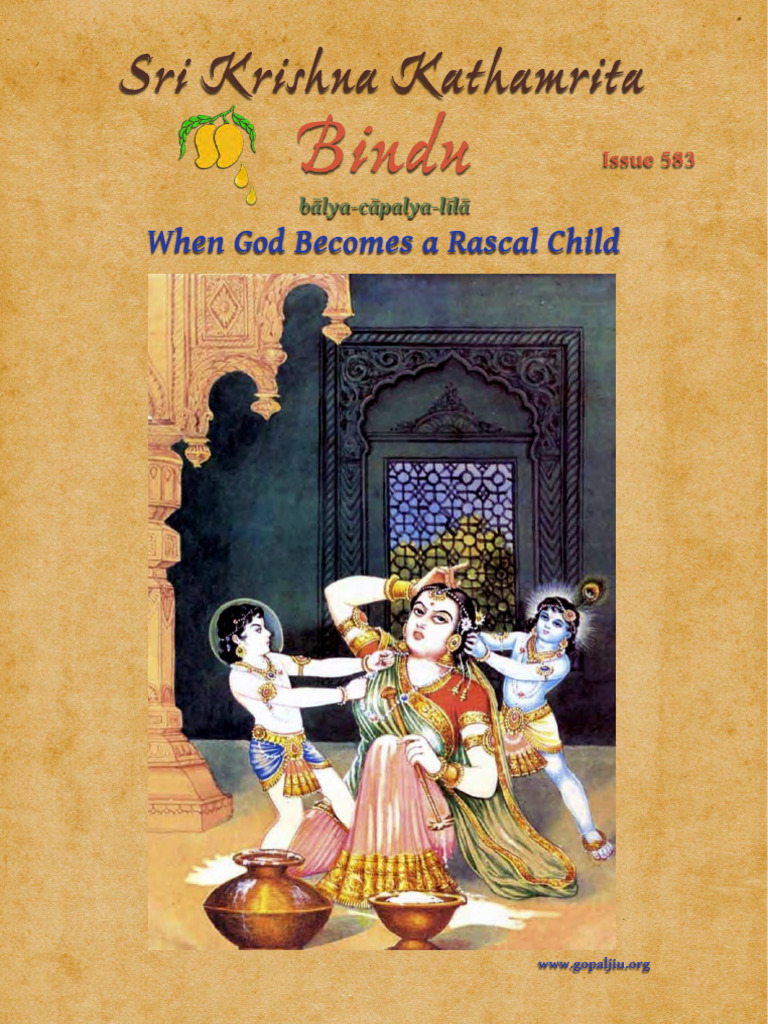 Sri Krishna Kathamrita Bindu #583 When God Becomes A Rascal Child | PDF ...
