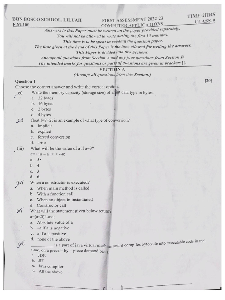 Comp Assessment | PDF