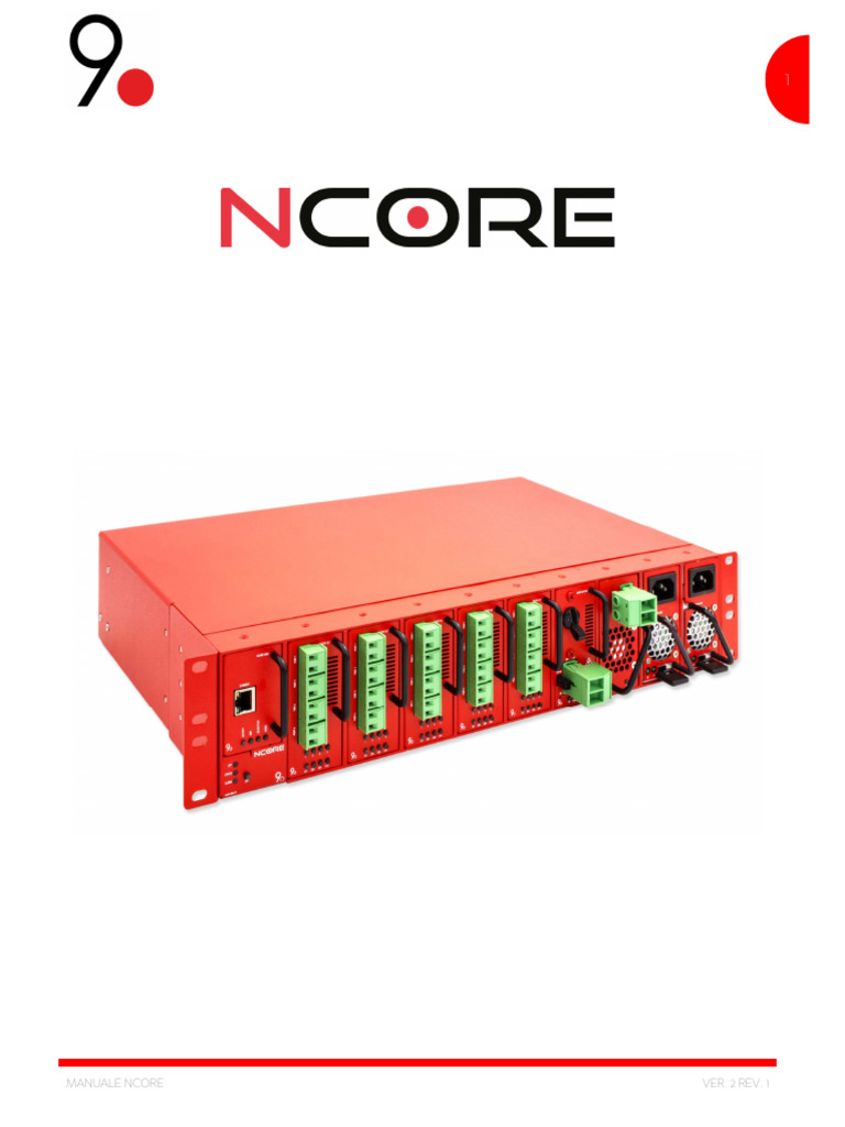 Manual NCORE Ita | PDF