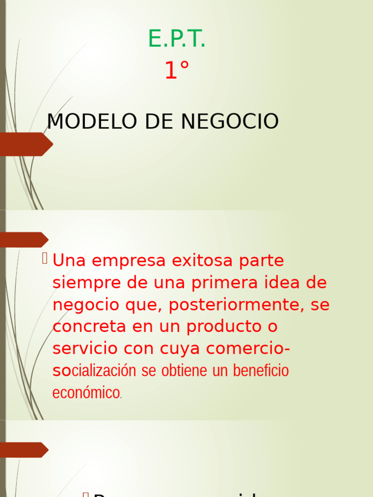 Modelo de Negocio | PDF
