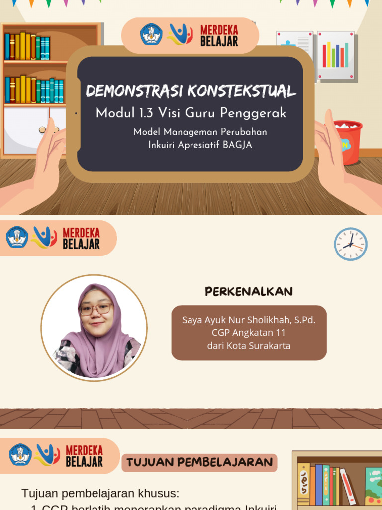 Demonstrasi KontekstualModul 1.3 - Ayuk Nur Sholikhah - 611 - Fix | PDF