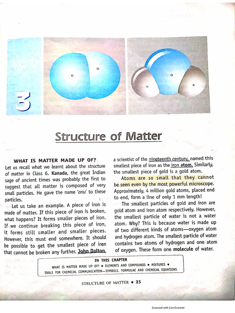 Structure of Matter-book (1) | PDF