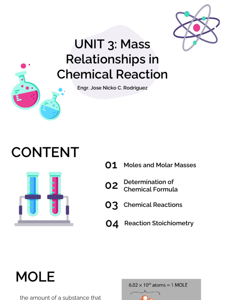 Gen Chem Unit 3 | PDF