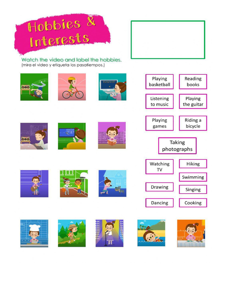 Hobbies-Practice 1 | PDF