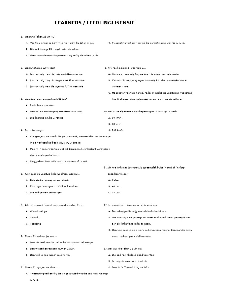 Learners Book March 2019 | PDF