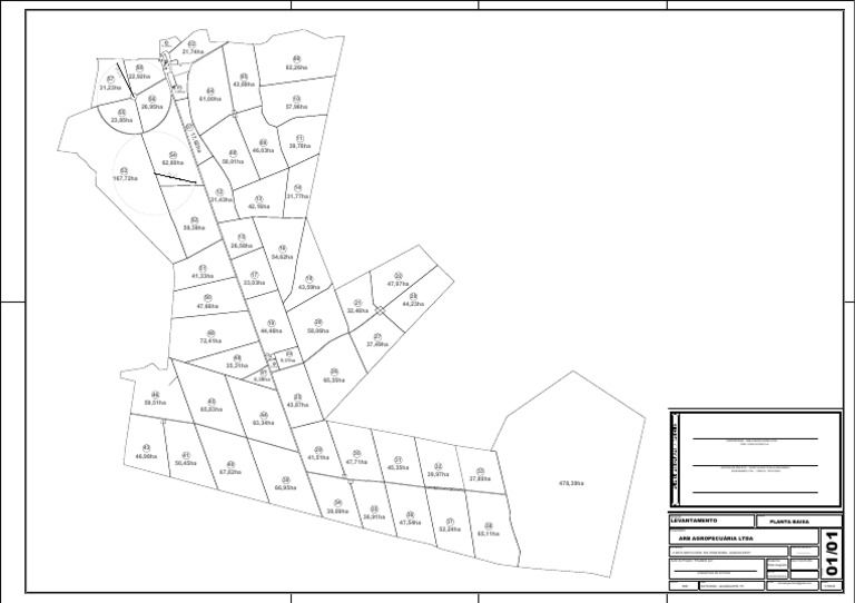 Mapa - Fazenda Borba - Layout | PDF