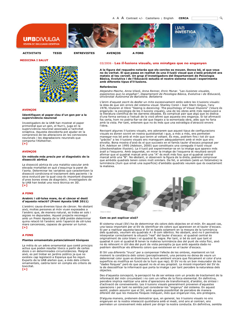 ARTICLE Treball Vista | PDF