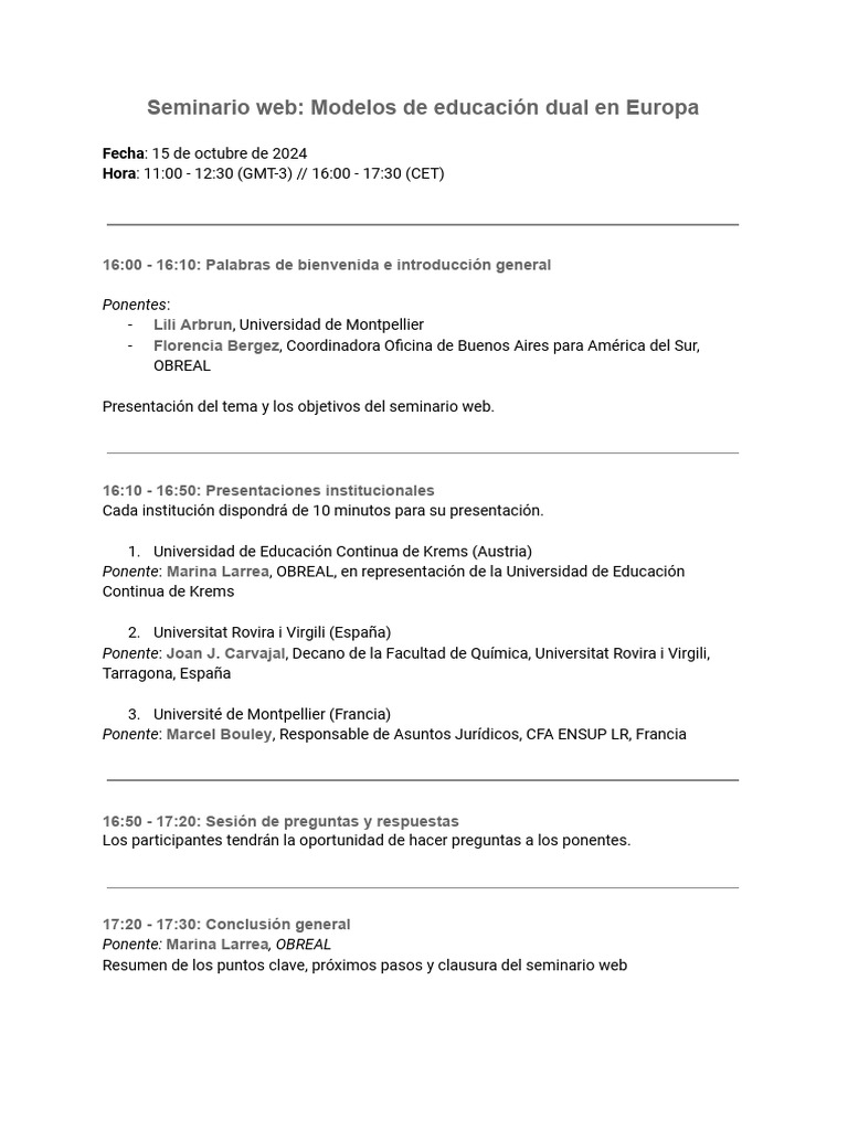 Programa-seminario-web-IDEAL | PDF