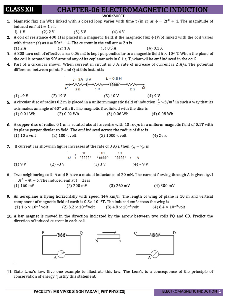 Emi Workseet-2 | PDF