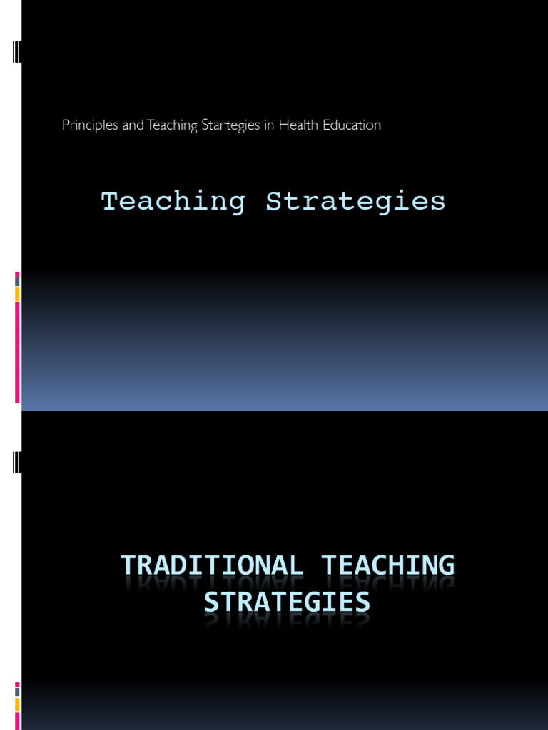 PST Teaching Strat | PDF