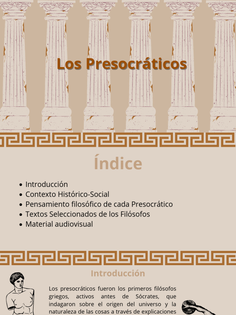 Los Presocráticos | PDF