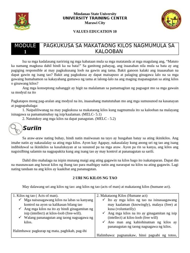 Esp Quarter 2 Module | PDF
