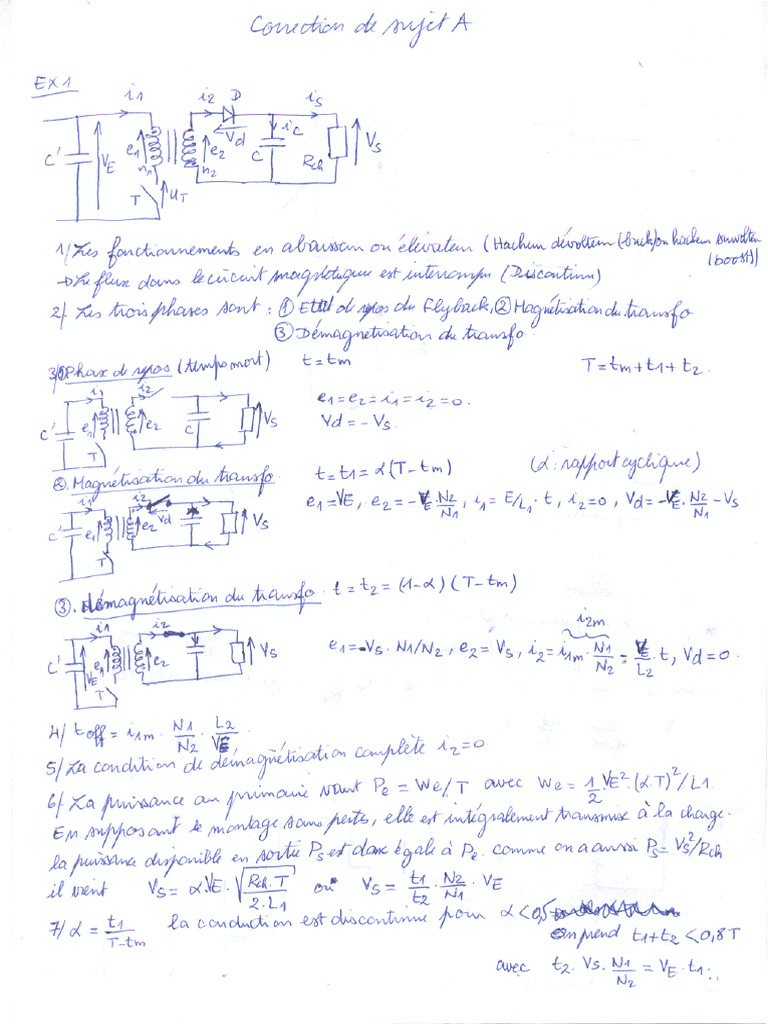 Correction Du Sujet A | PDF