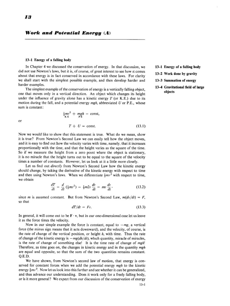 Feynman Lectures On Physics Volume 1 | PDF