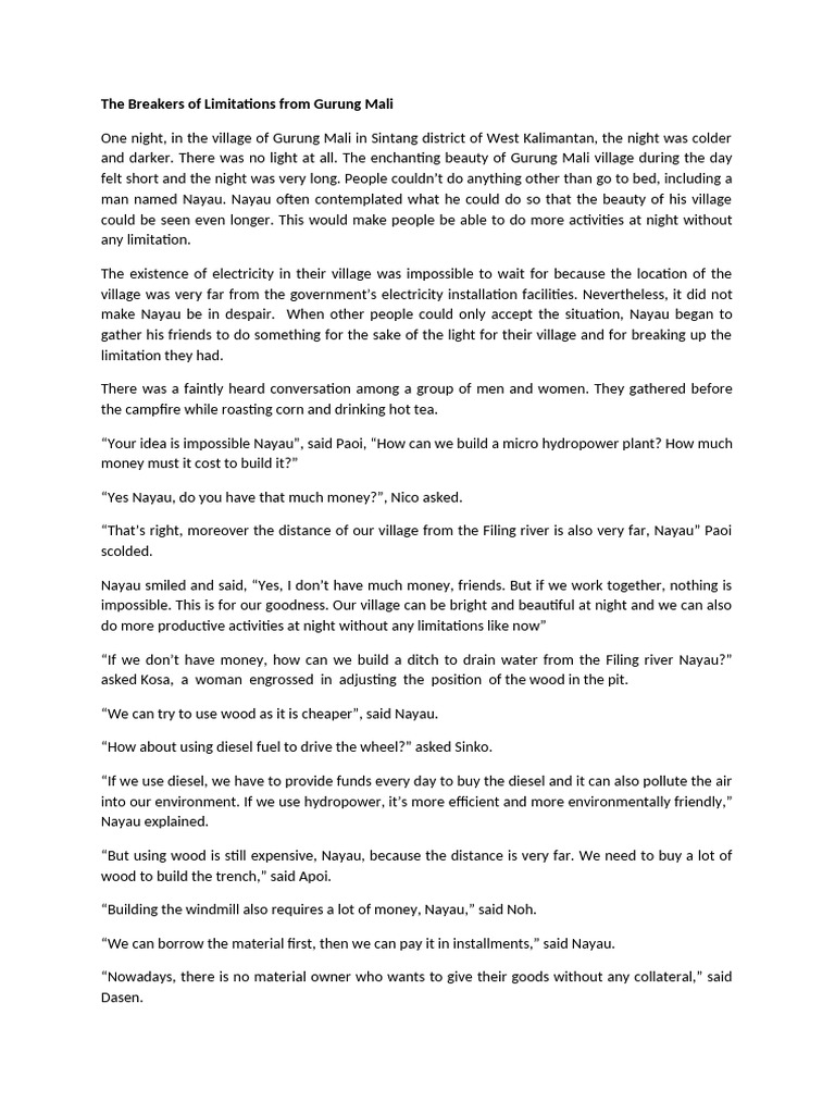 The Breakers of Limitations From Gurung Mali | PDF