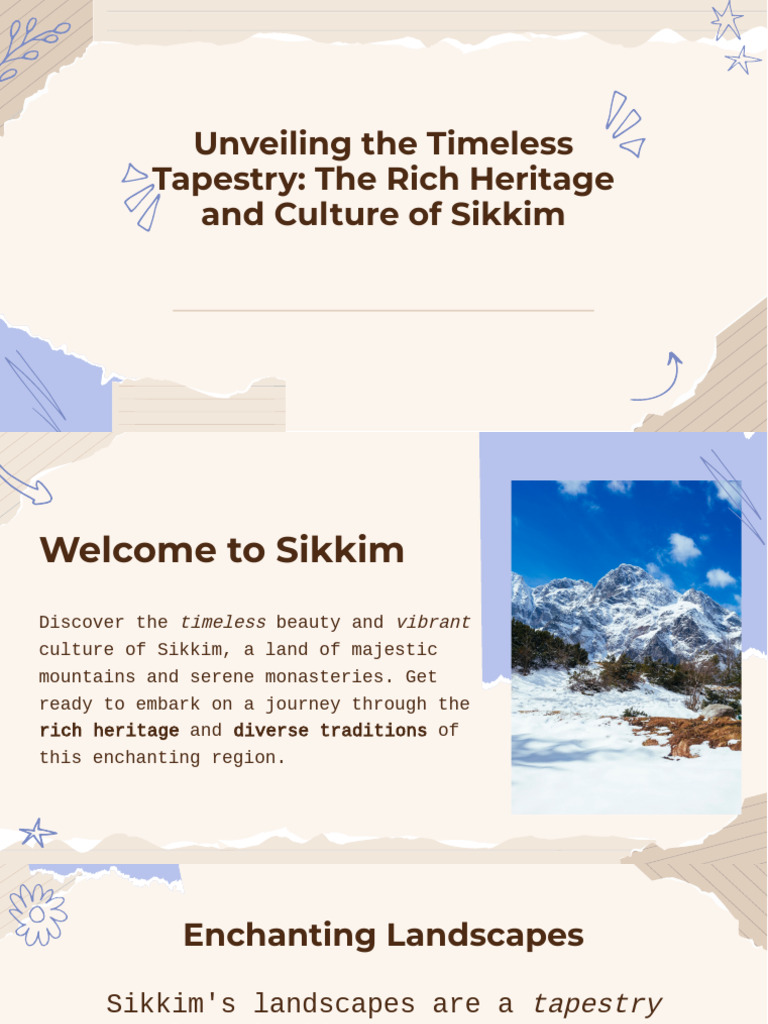 Sikkim's Rich Cultural Heritage | PDF | Social Science | Art