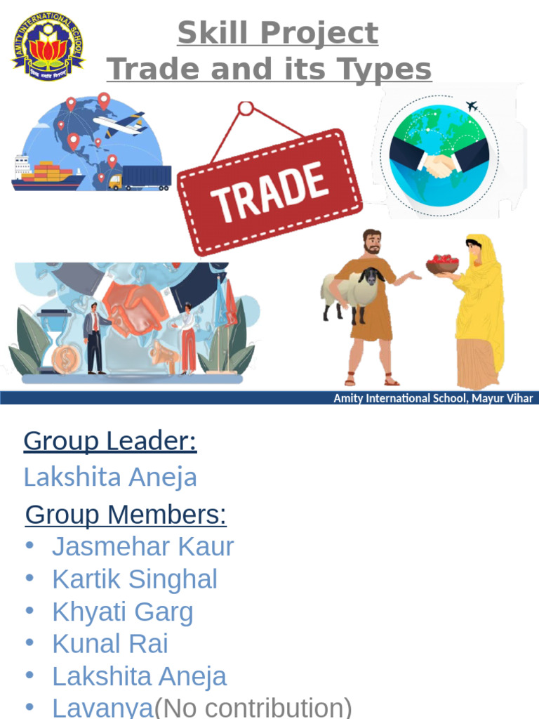 Skill Project_Trade and Its Types | PDF