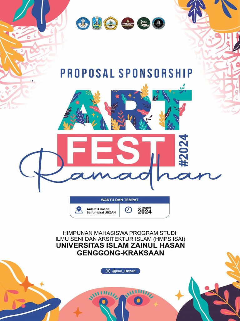 Proposal Sponsorship Art Fest 2024 | PDF