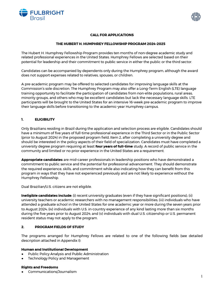 Call-HHH-2024-2025-1 | PDF