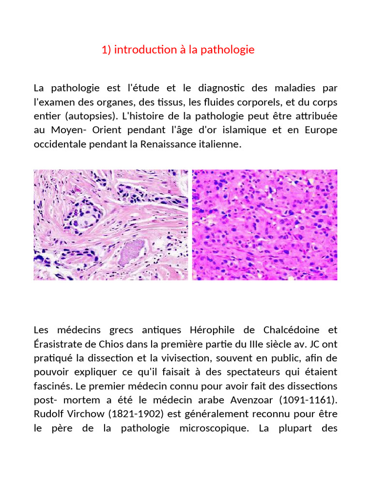 Pathologie | PDF