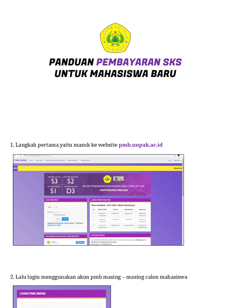 PANDUAN_PEMBAYARAN_SKS_PMB | PDF
