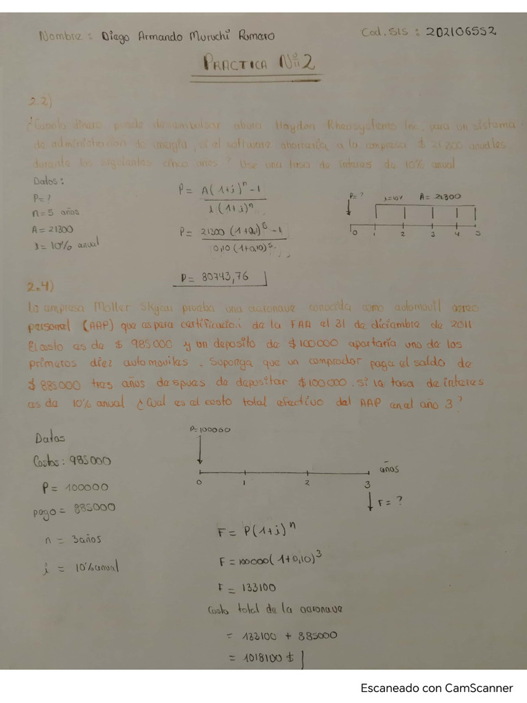 PRACTICA 2 Diego Armando Muruchi Romero | PDF