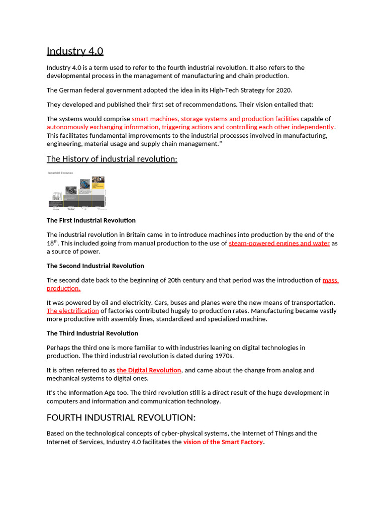 PPT 1 Industrial Revolution | PDF