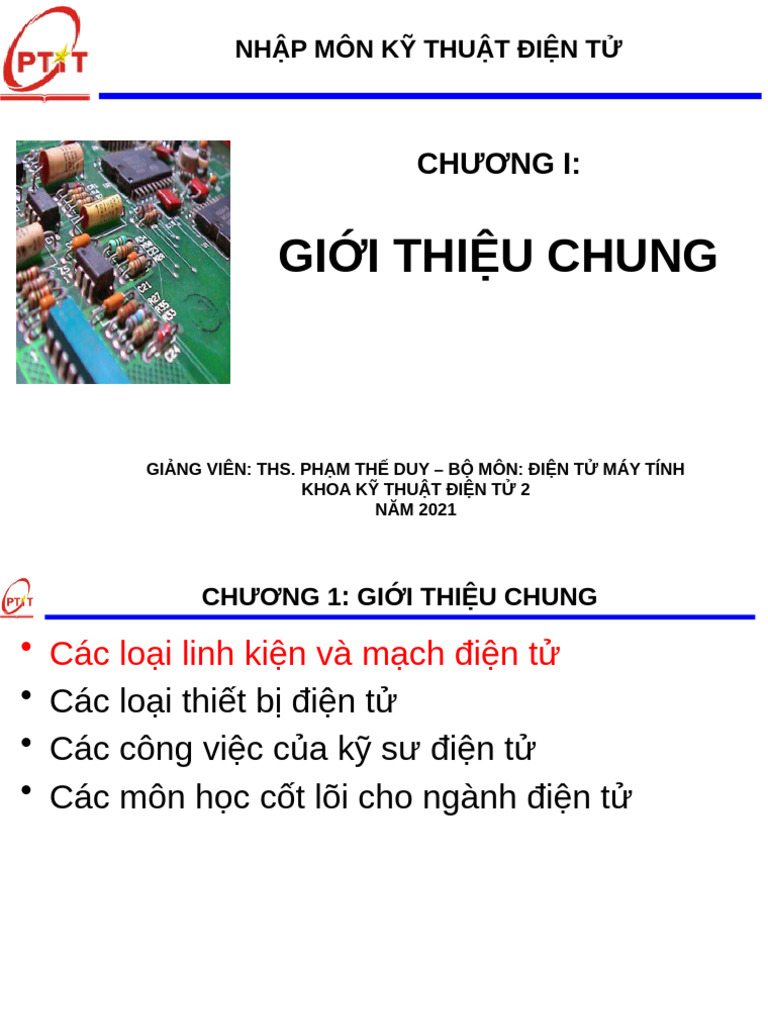 Chuong 1 - Gioi Thieu Chung | PDF