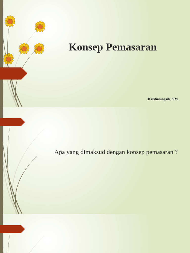 Konsep Pemasaran | PDF