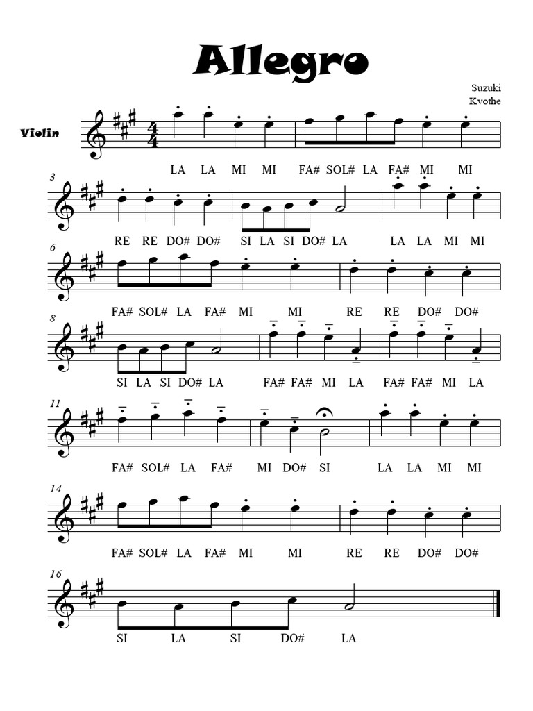 ALLEGRO | PDF
