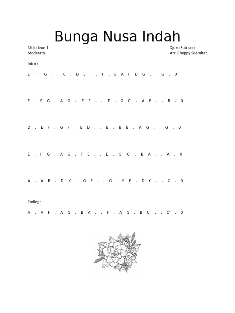 Bunga Nusa Indah | PDF