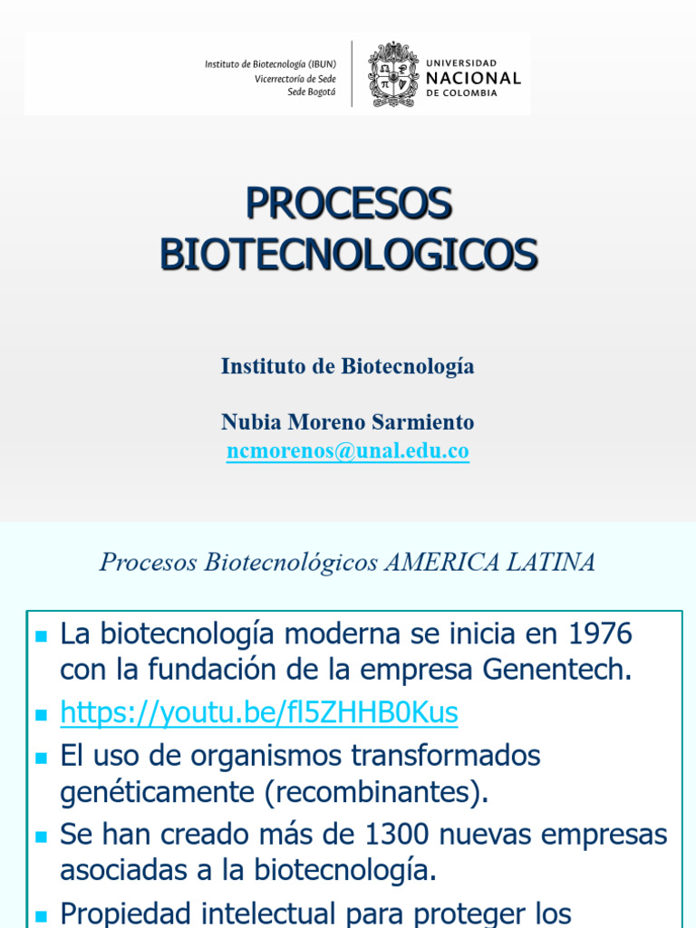 Procesos Biotecnologicos | PDF