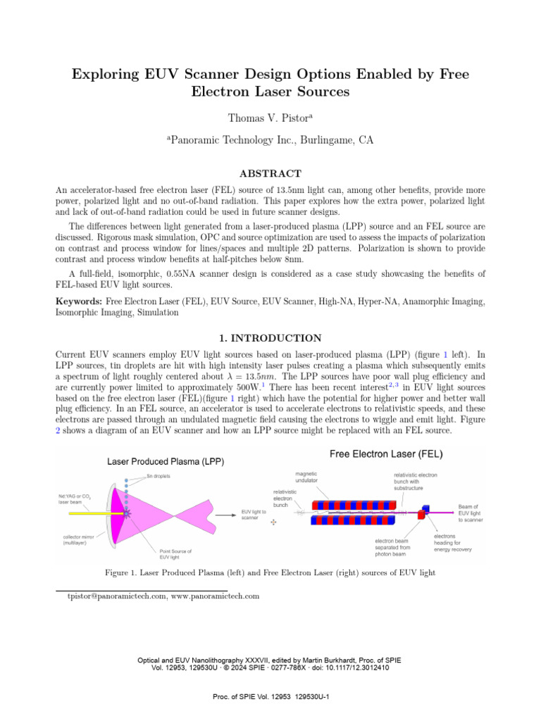 129530U EUV Lithography | PDF