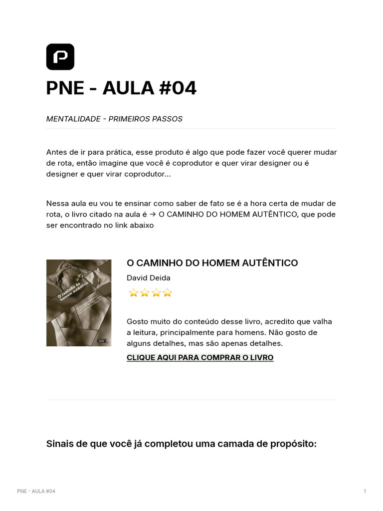 Pne - Aula #04 | PDF